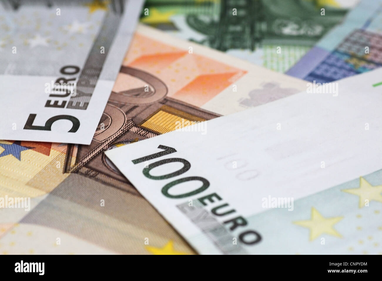 100 euro banknotes close hi-res stock photography and images - Alamy