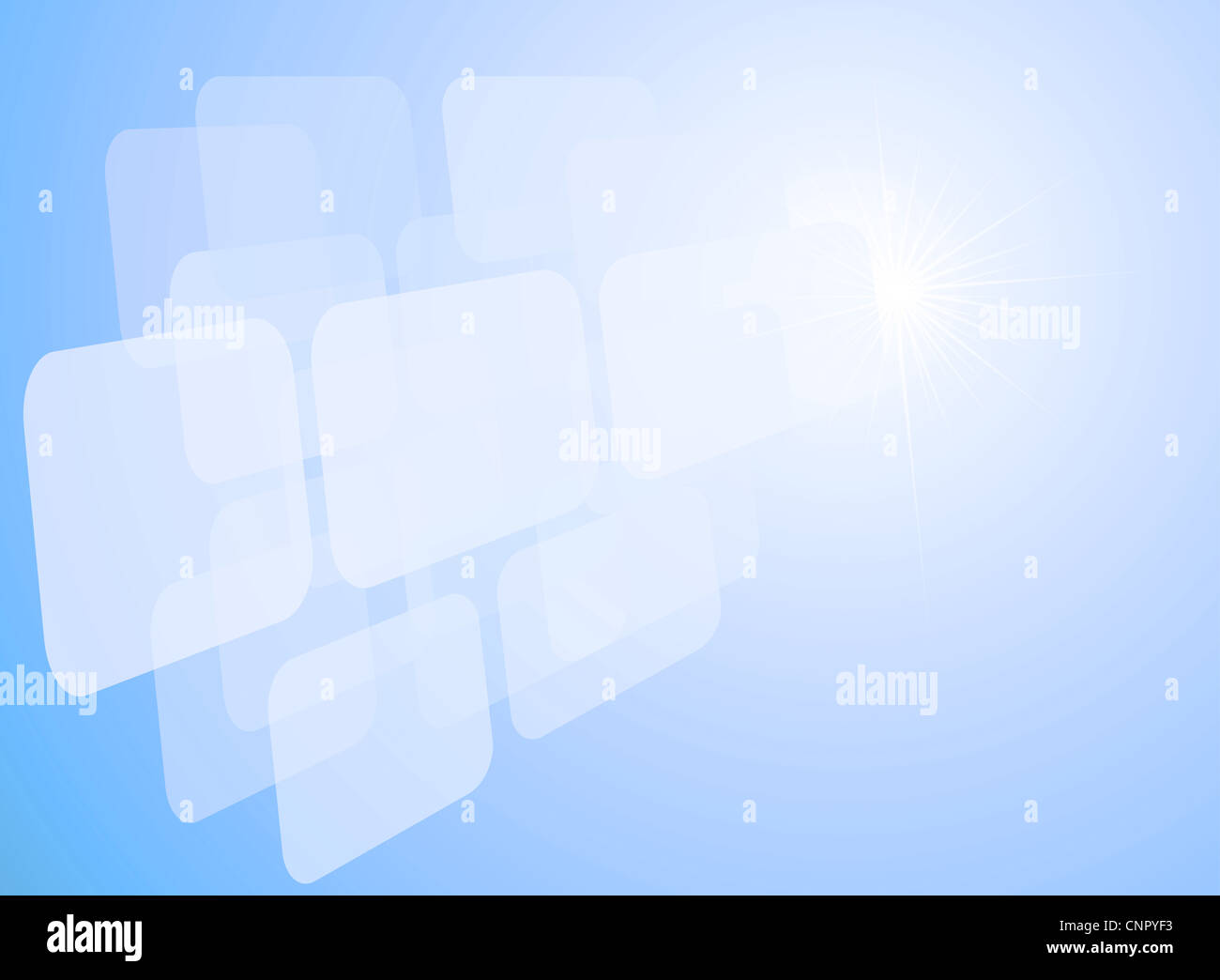 abstract blue background with forms in light Stock Photo - Alamy