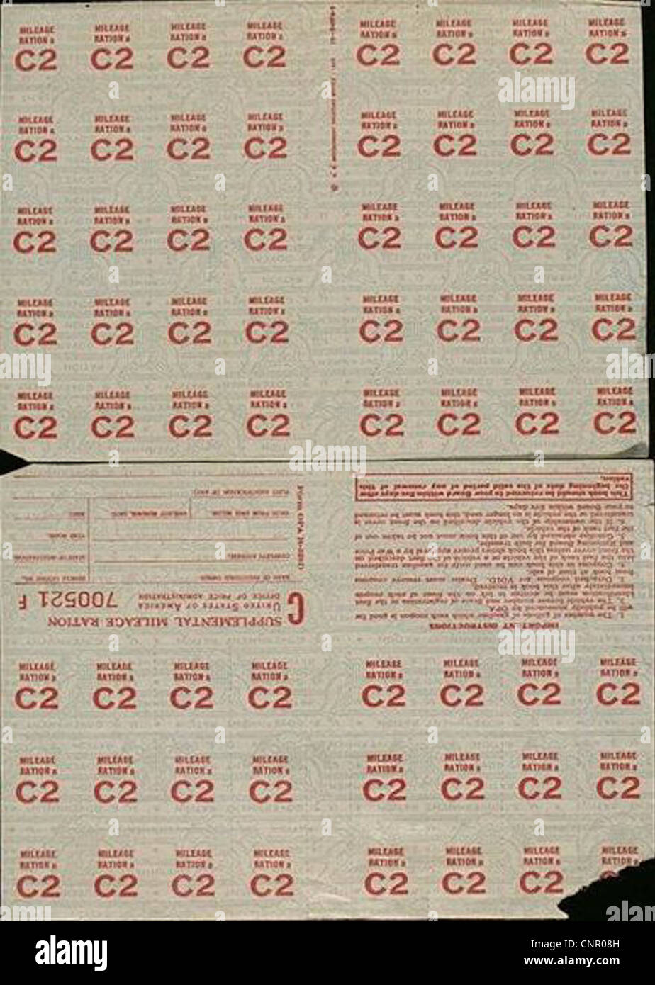 Ration books world war ii hi-res stock photography and images - Alamy