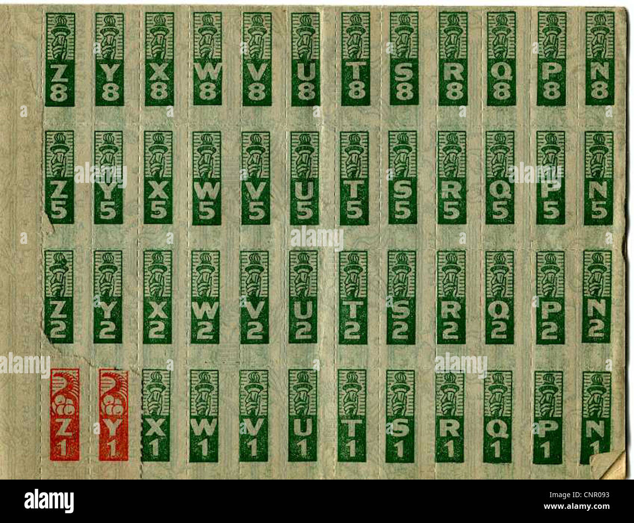 Ration books world war ii hi-res stock photography and images - Alamy