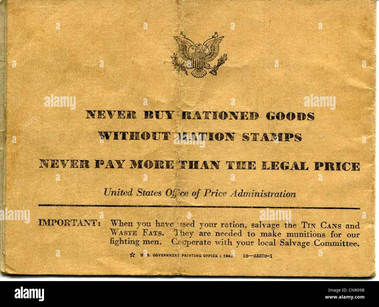 Ww2 ration poster hi-res stock photography and images - Alamy