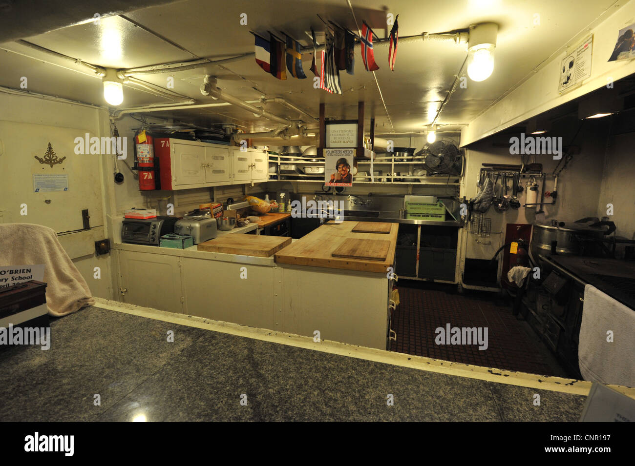 SS Jeremiah O'Brien a Liberty Ship Engine Room Stock Photo - Alamy