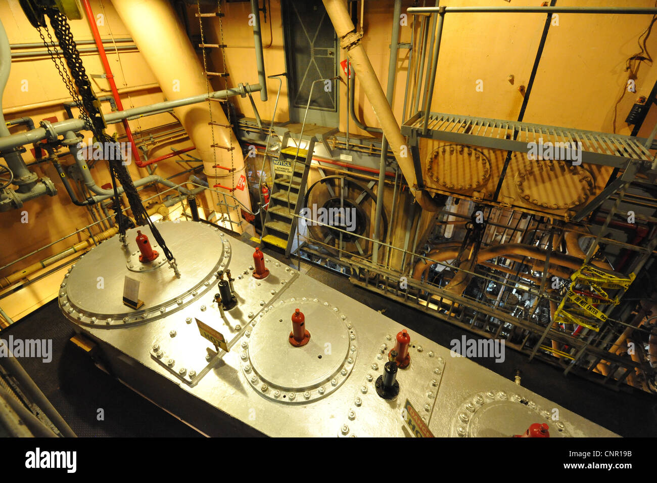 SS Jeremiah O'Brien a Liberty Ship Engine Room Stock Photo - Alamy
