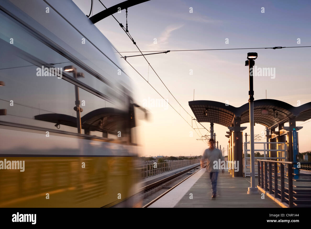 Dallas Dart Rail System, Dallas, Texas, USA Stock Photo - Alamy