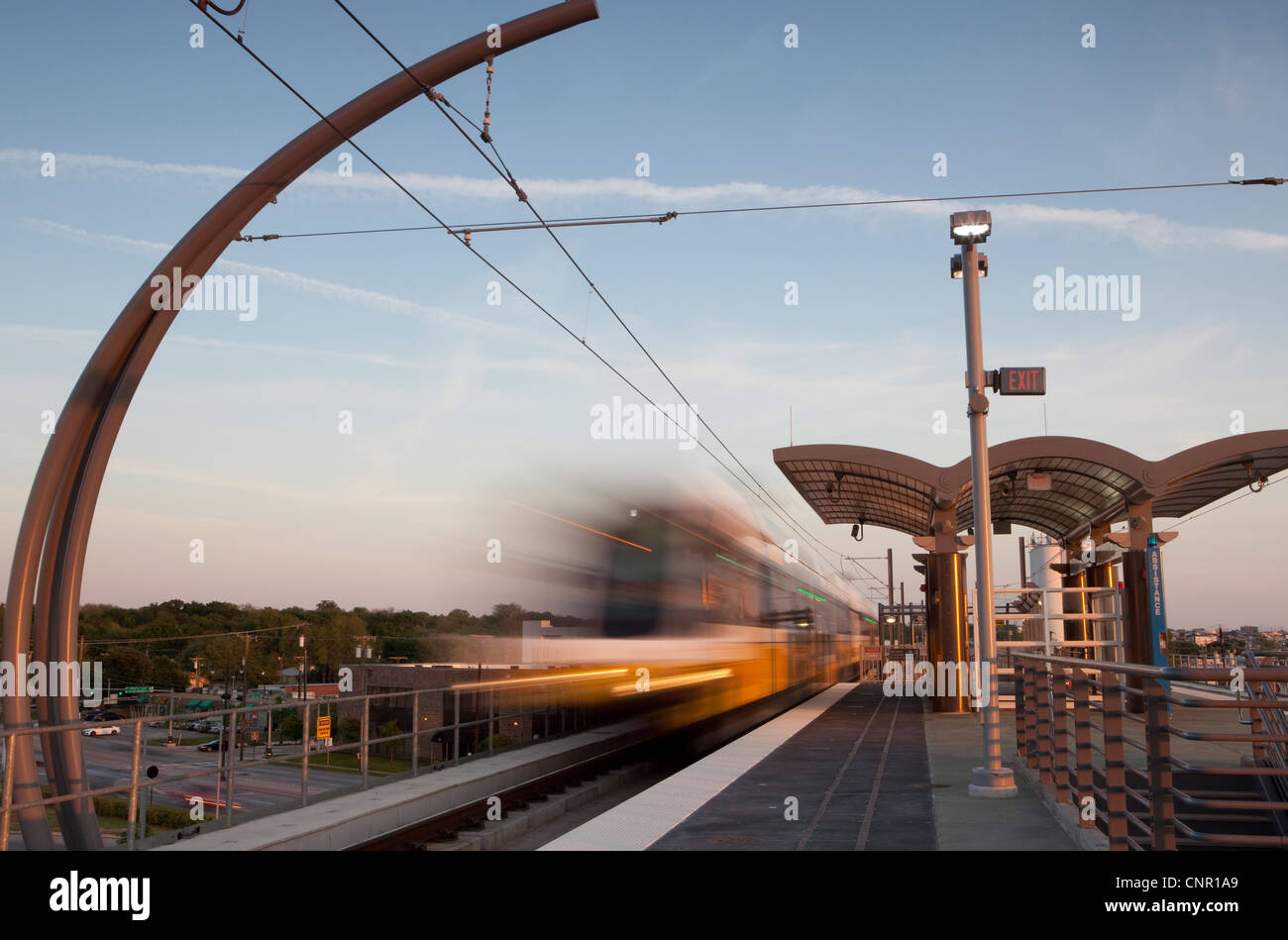 Dallas Dart Rail System, Dallas, Texas, USA Stock Photo - Alamy