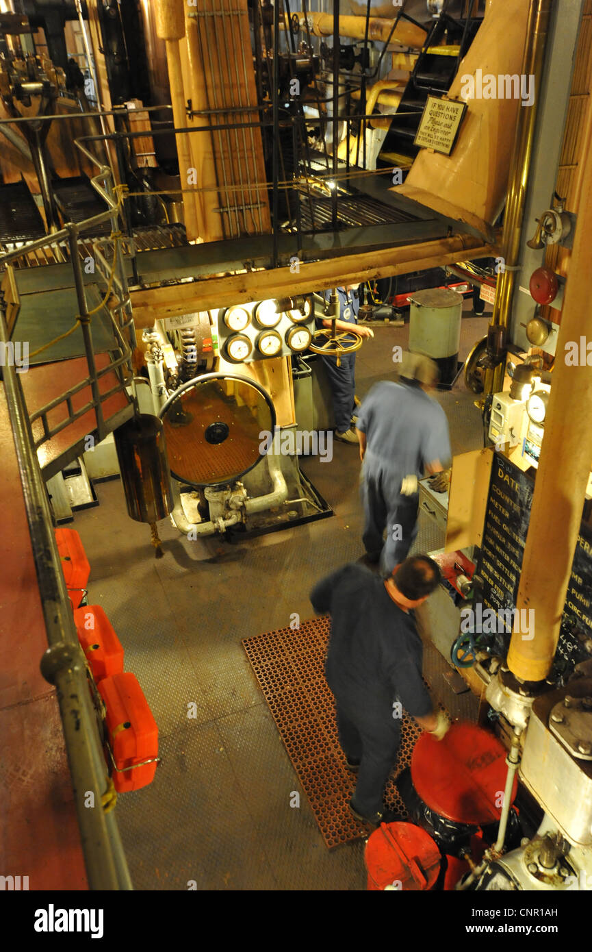 SS Jeremiah O'Brien a Liberty Ship Engine Room Stock Photo - Alamy