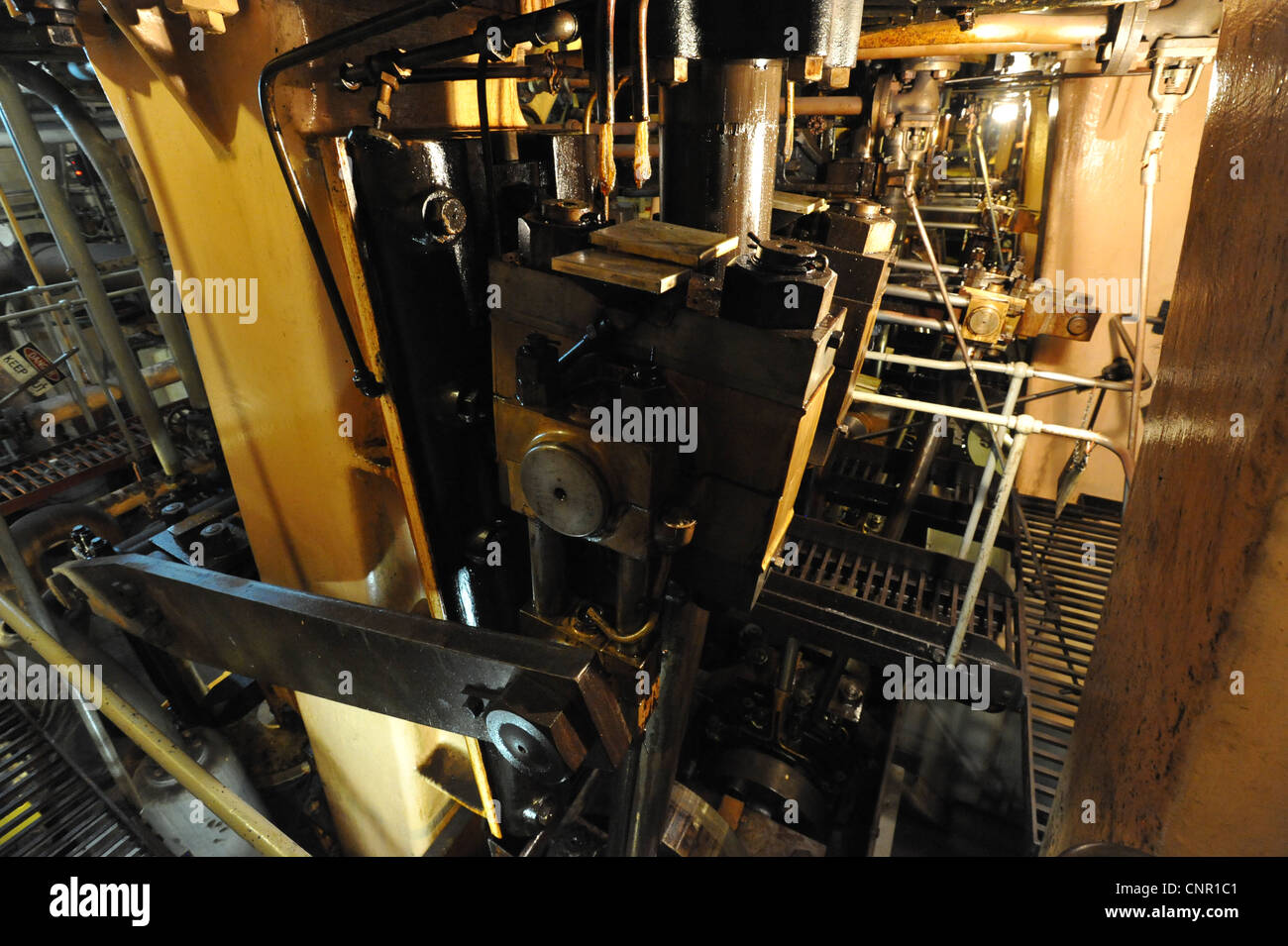SS Jeremiah O'Brien a Liberty Ship Engine Room Stock Photo - Alamy
