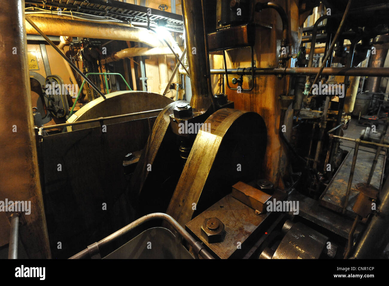 SS Jeremiah O'Brien a Liberty Ship Engine Room Stock Photo - Alamy