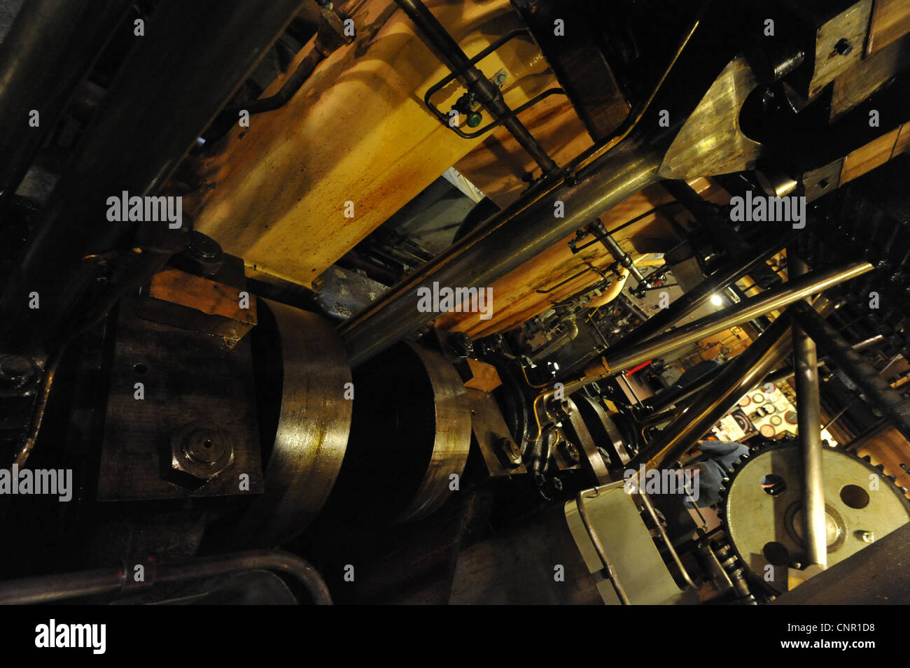 SS Jeremiah O'Brien a Liberty Ship Engine Room Stock Photo - Alamy