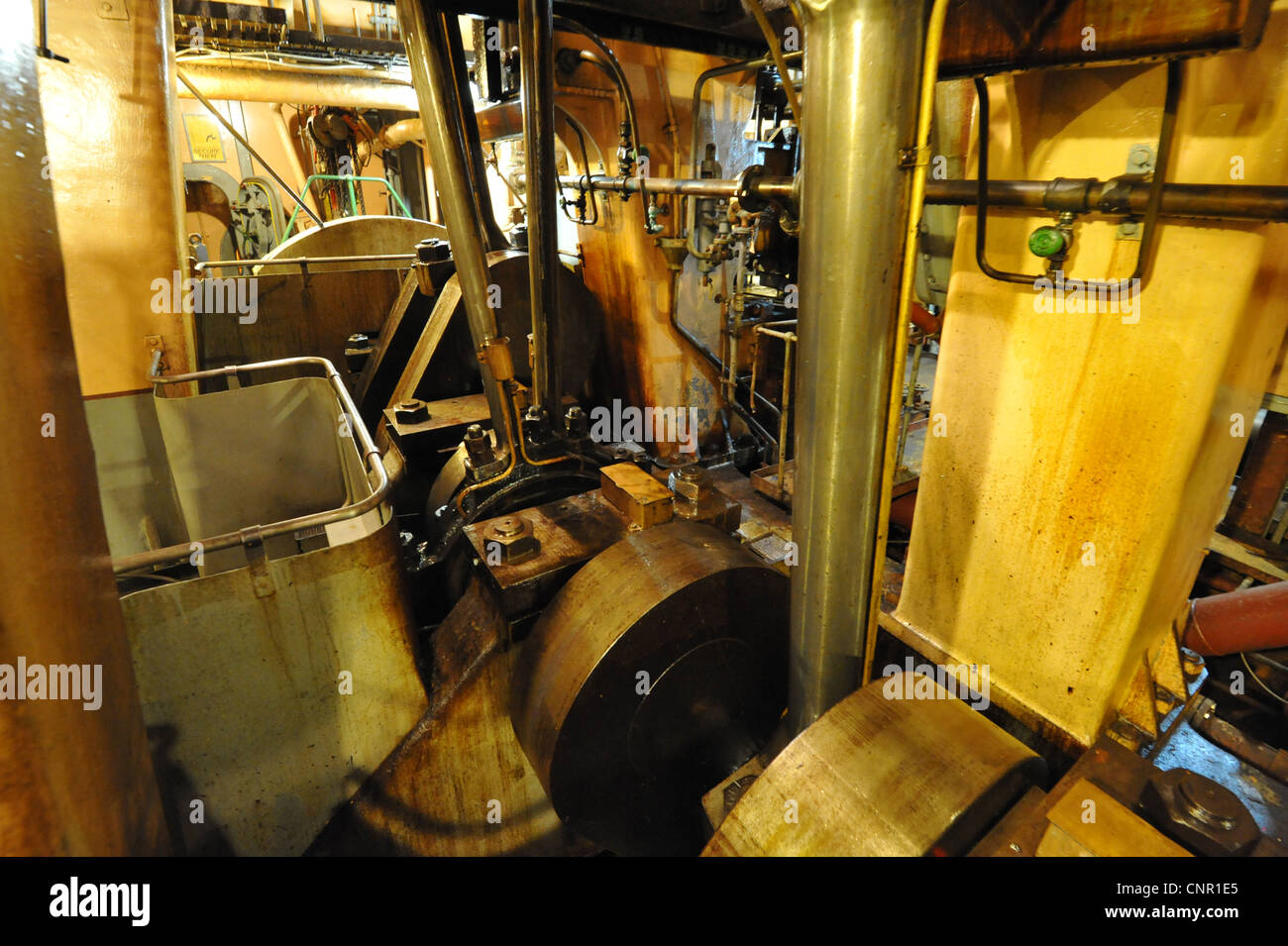 SS Jeremiah O'Brien a Liberty Ship Engine Room Stock Photo - Alamy