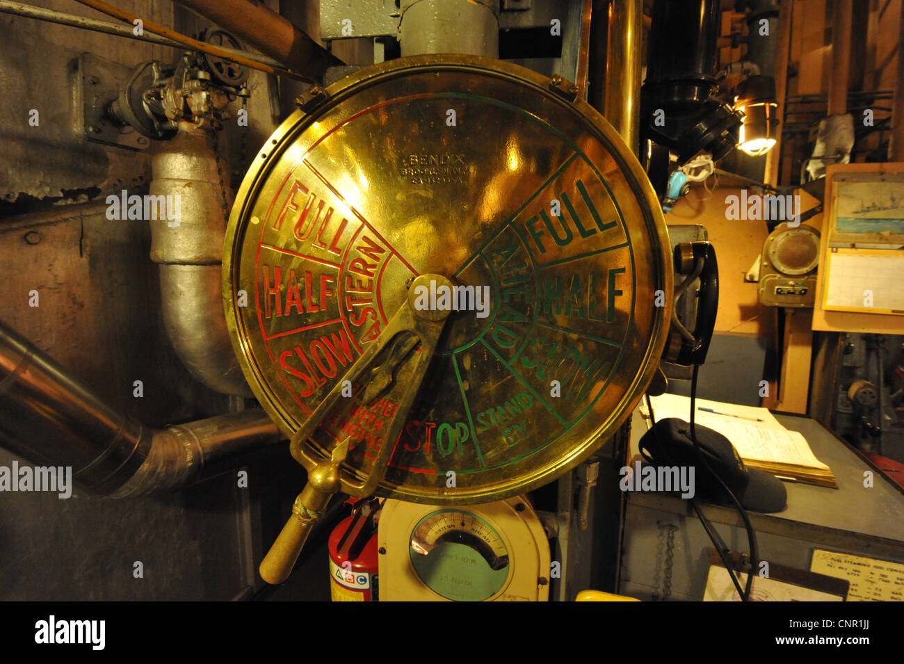 SS Jeremiah O'Brien a Liberty Ship Engine Room Stock Photo - Alamy