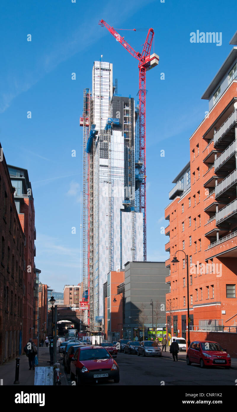 Student Castle apartment block under construction. Great Marlborough ...