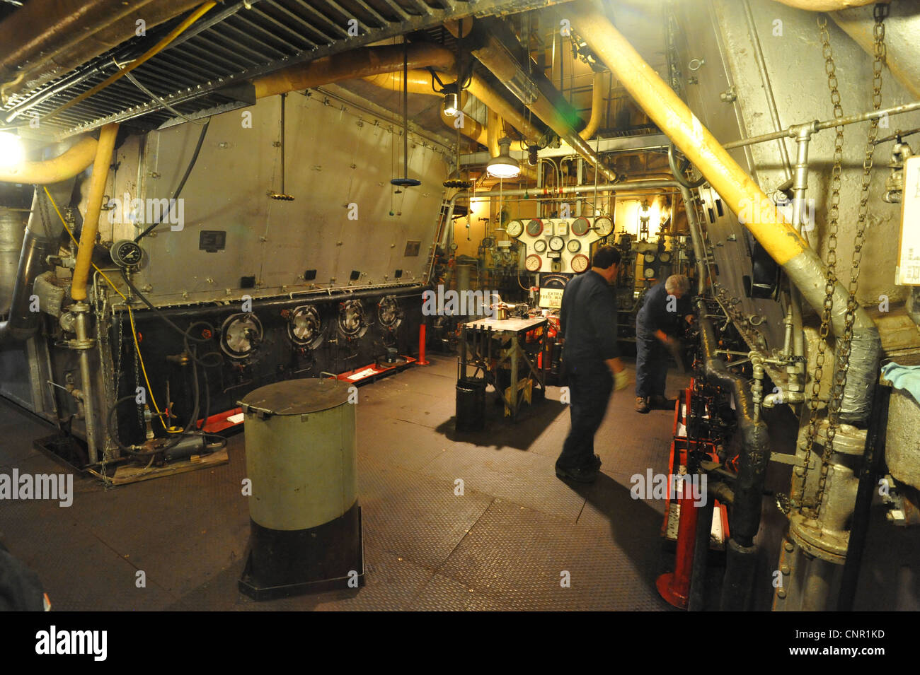 SS Jeremiah O'Brien a Liberty Ship Engine Room Stock Photo - Alamy