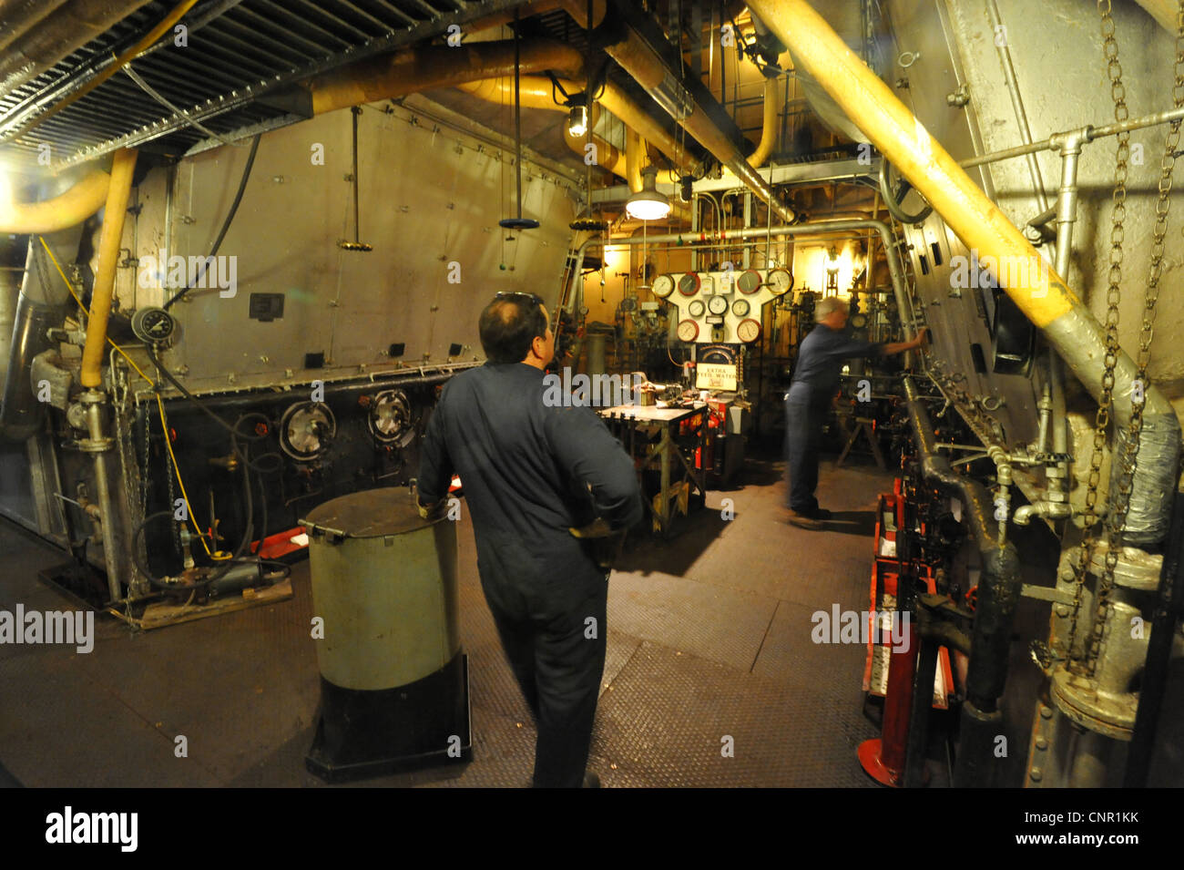 SS Jeremiah O'Brien a Liberty Ship Engine Room Stock Photo - Alamy