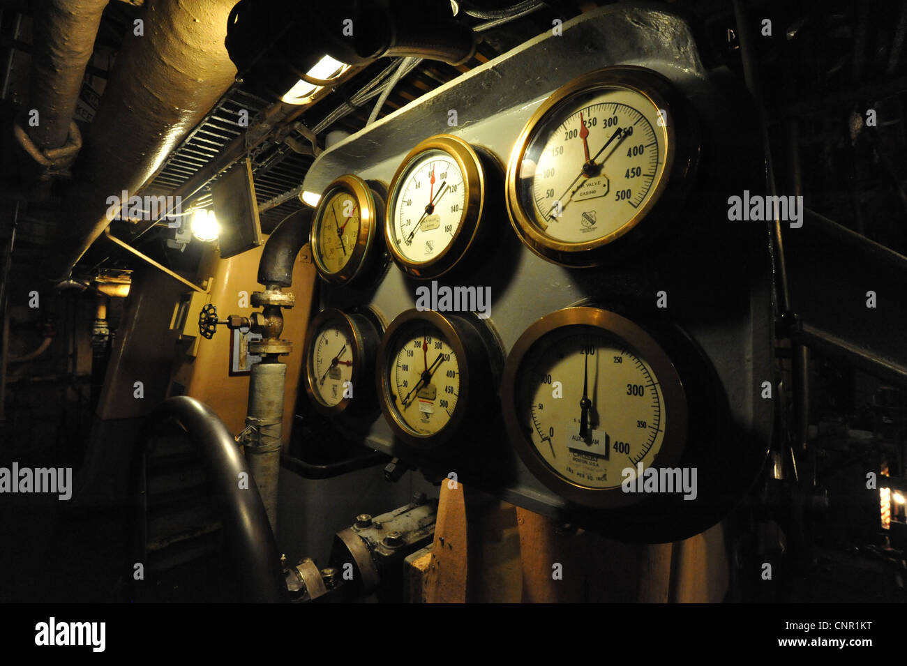 SS Jeremiah O'Brien a Liberty Ship Engine Room Stock Photo - Alamy