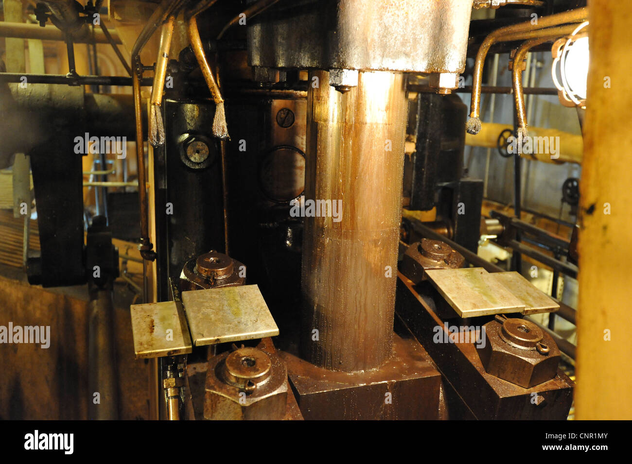 SS Jeremiah O'Brien a Liberty Ship Engine Room Stock Photo - Alamy