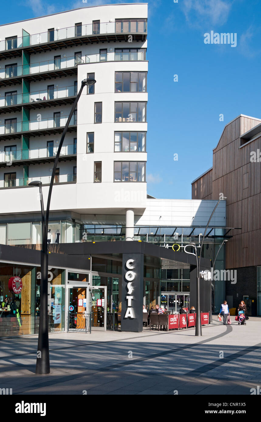 The Rock shopping development, Bury, Greater Manchester, England, UK ...