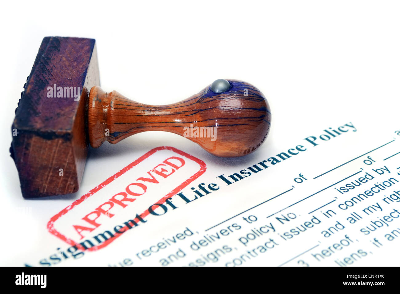 Life insurance policy Stock Photo - Alamy