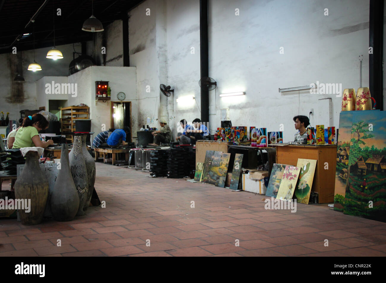LACQUER FACTORY IN SAIGON, VIETNAM Stock Photo - Alamy