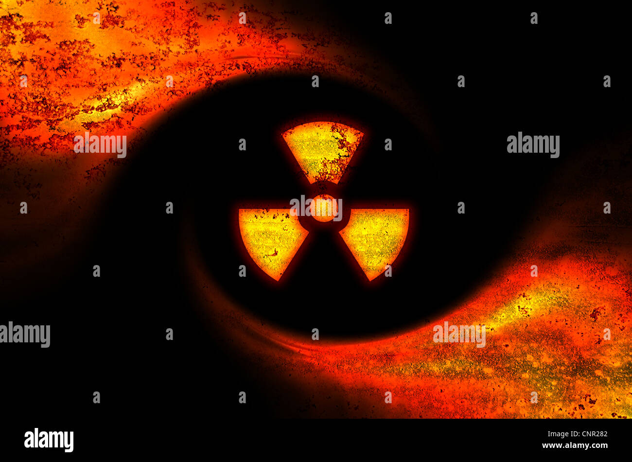 Toxic symbol abstract background , conceptual image of earth pollution ...