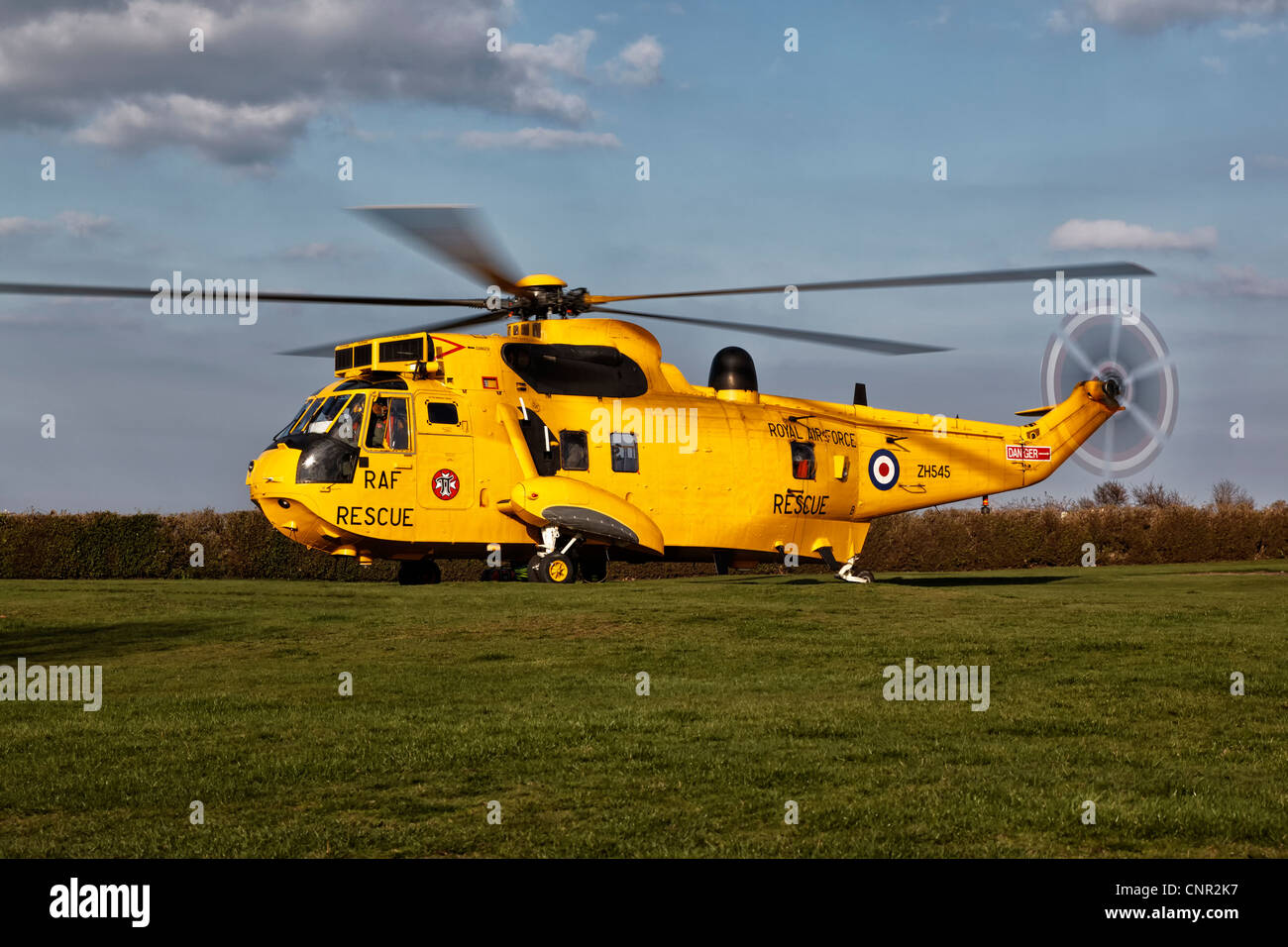 Westland Sea King RAF search and rescue helicopter Stock Photo - Alamy