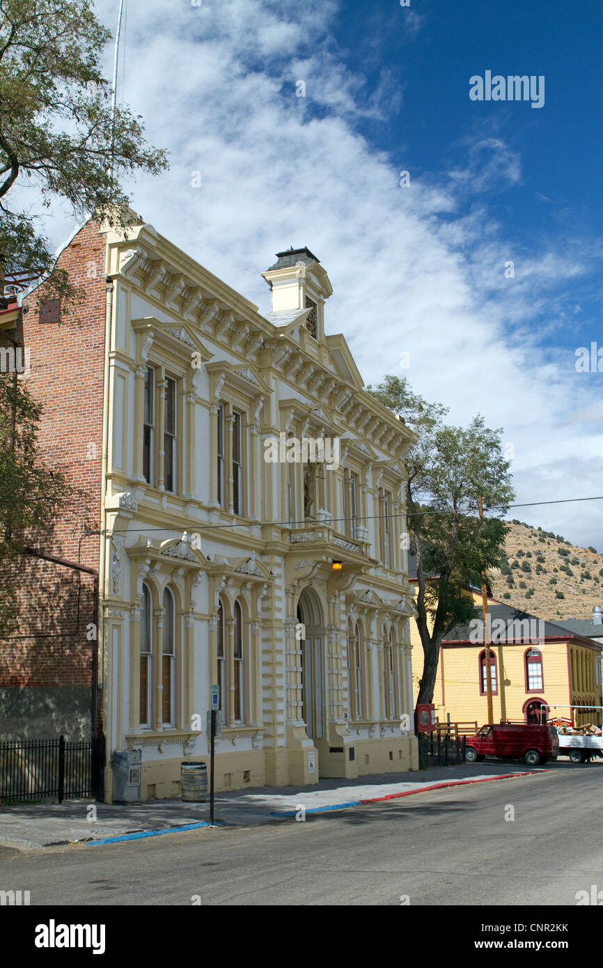 Historic Storey County Courthouse in Virginia City, Nevada, USA Stock ...