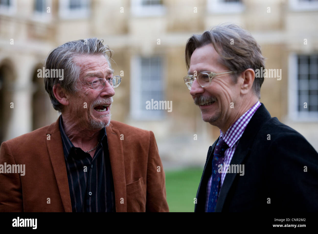 John Hurt and Gary Oldman Stock Photo - Alamy