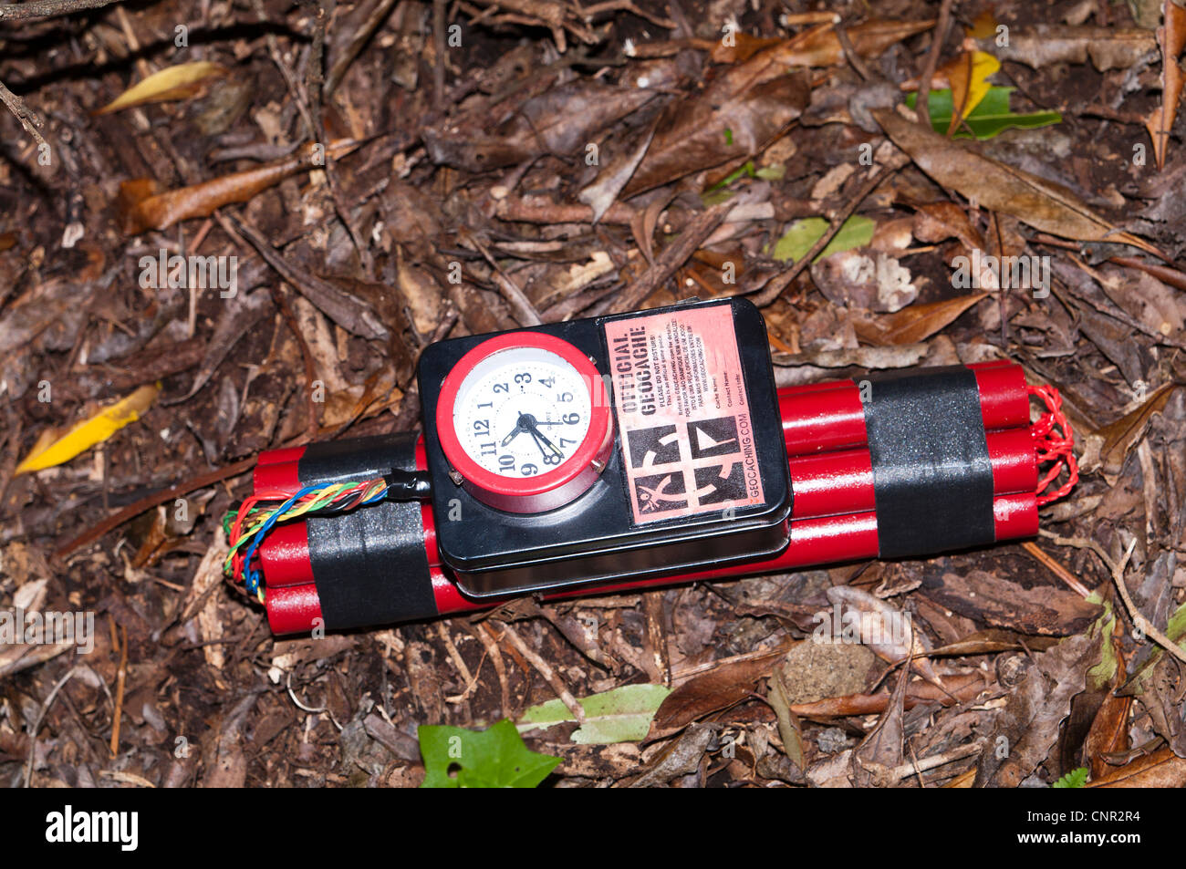 Fake bomb placed hi-res stock photography and images - Alamy
