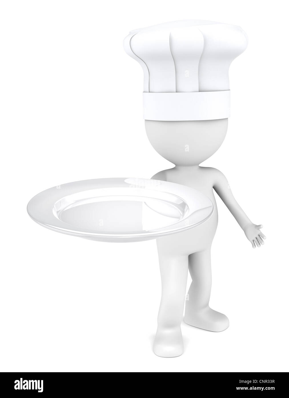 3d white people chef Cut Out Stock Images & Pictures - Alamy