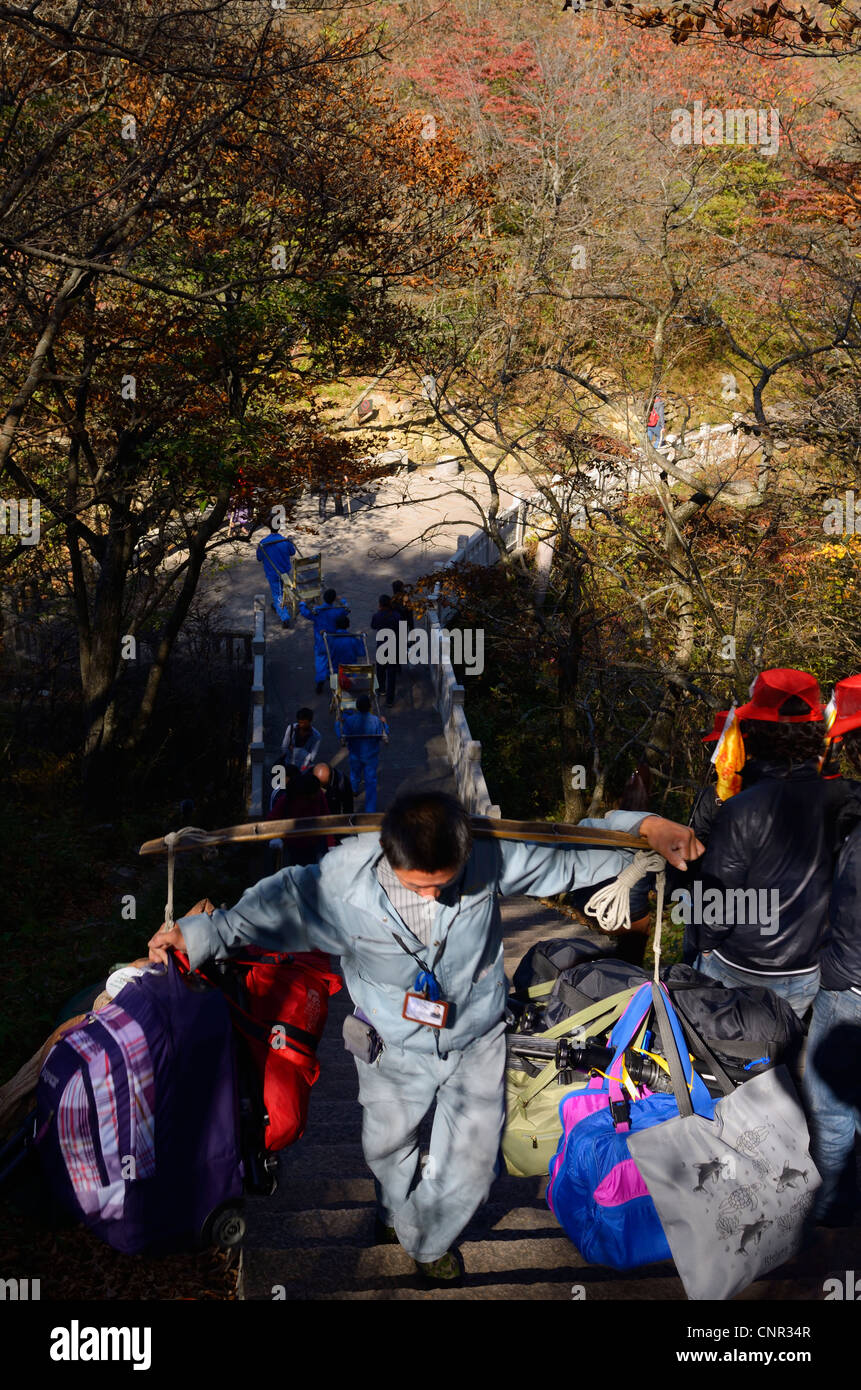 Porters carrying luggage hi-res stock photography and images - Alamy