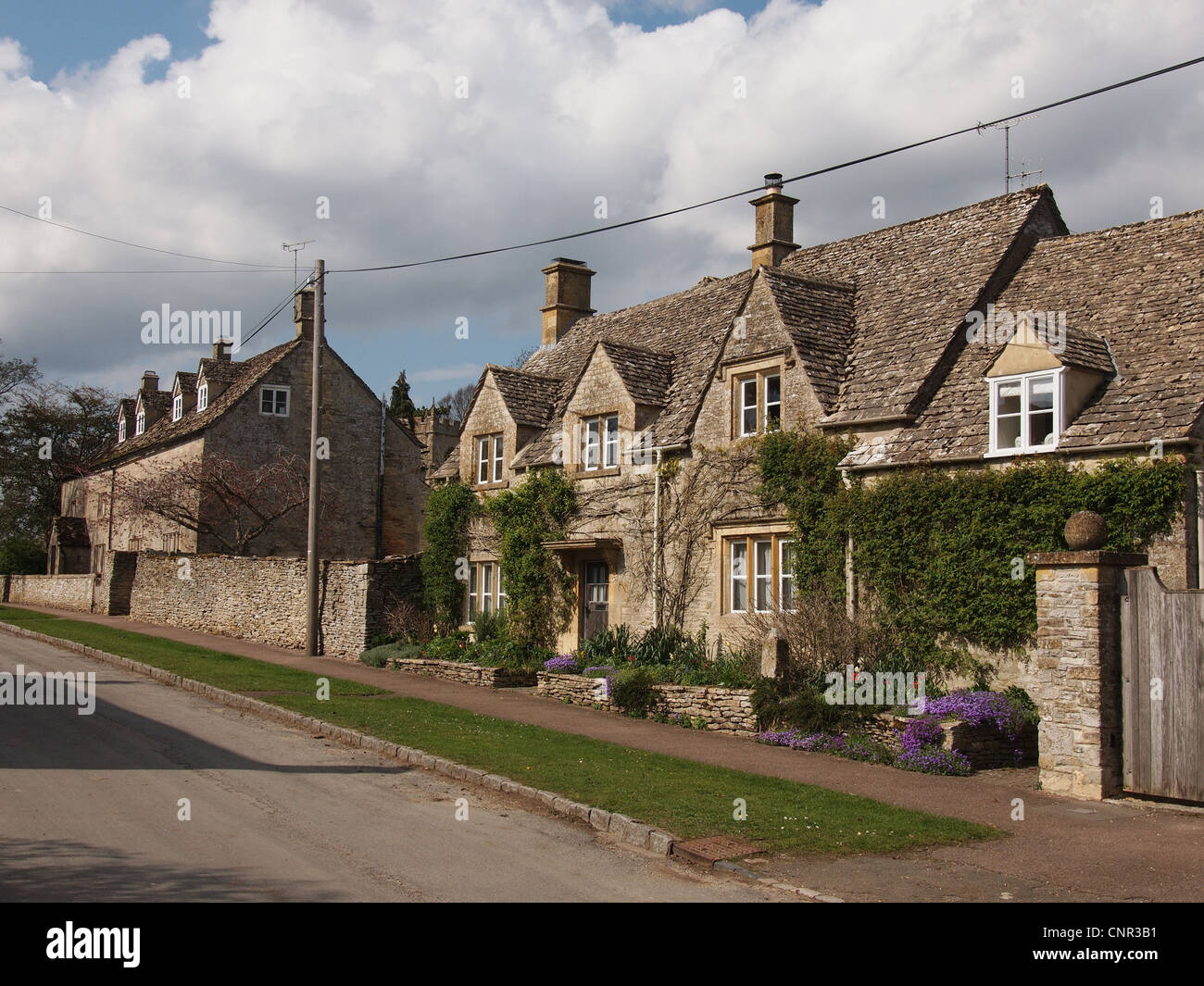 Village Street, Cold Aston - Aston Blank, Gloucestershire, Cotswolds ...