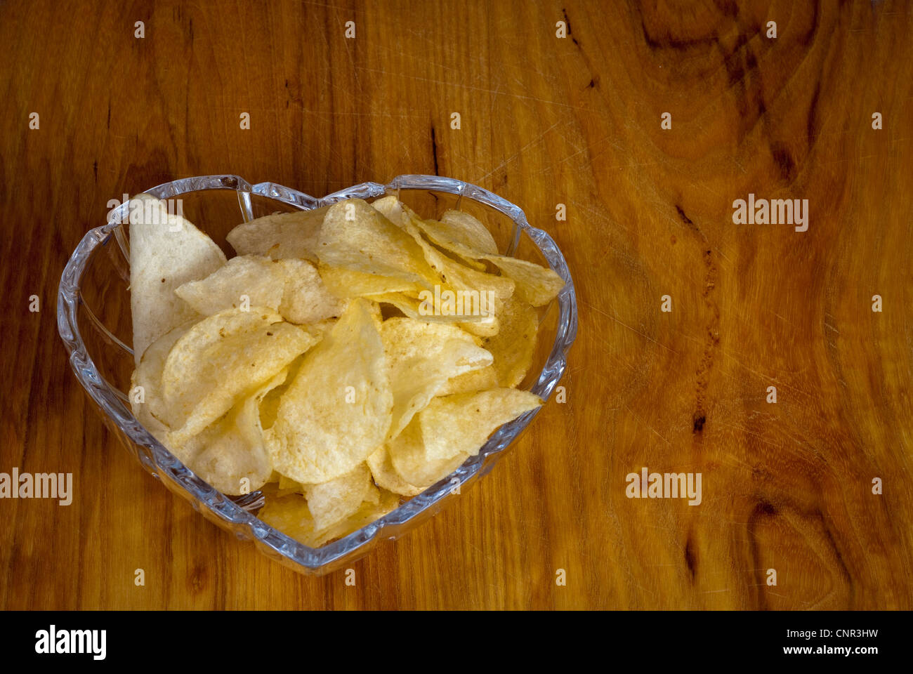Heart shaped potato chips hi-res stock photography and images - Alamy