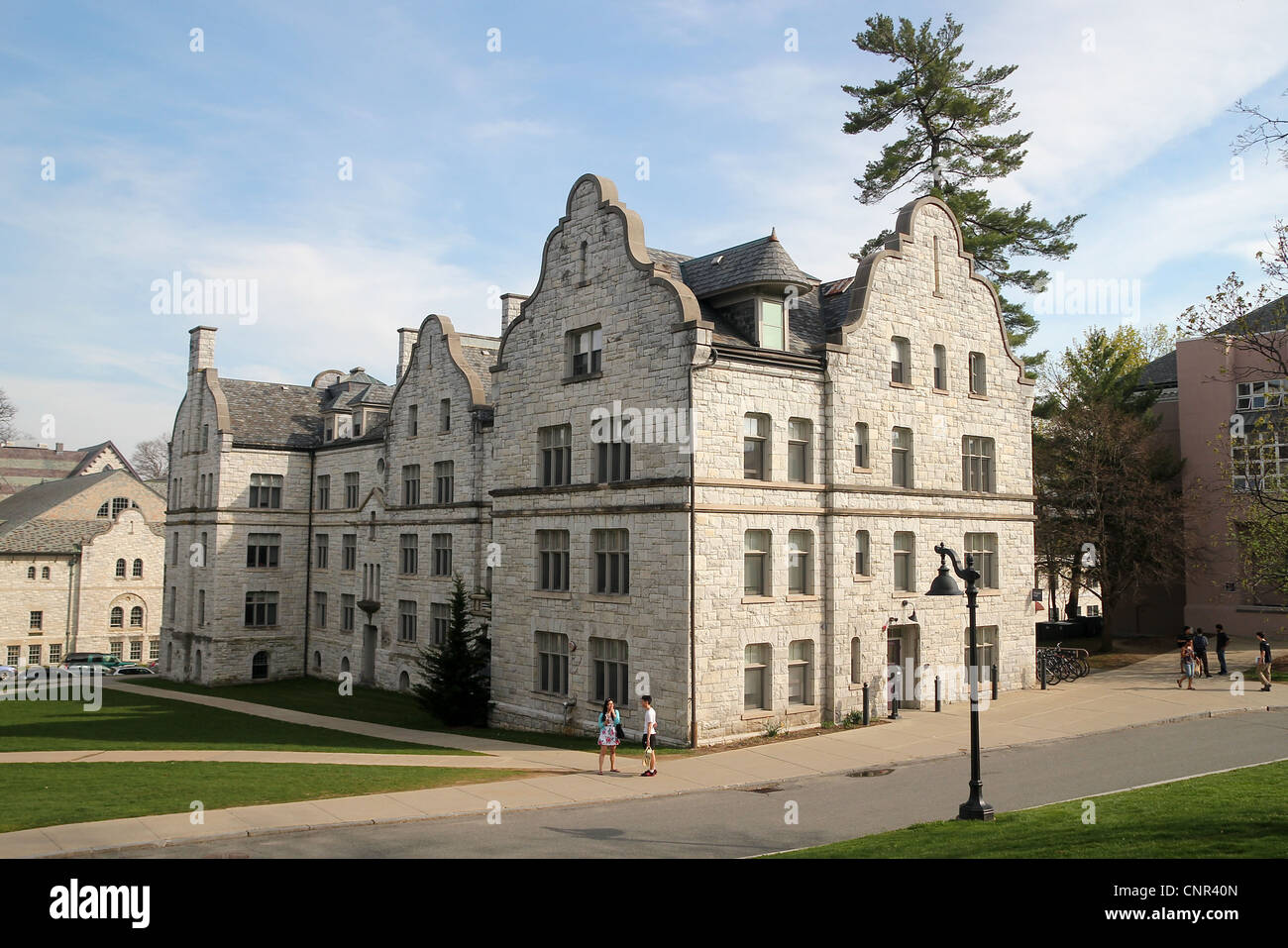 Stone buildings at Williams College, in Williamstown, Massachusetts ...