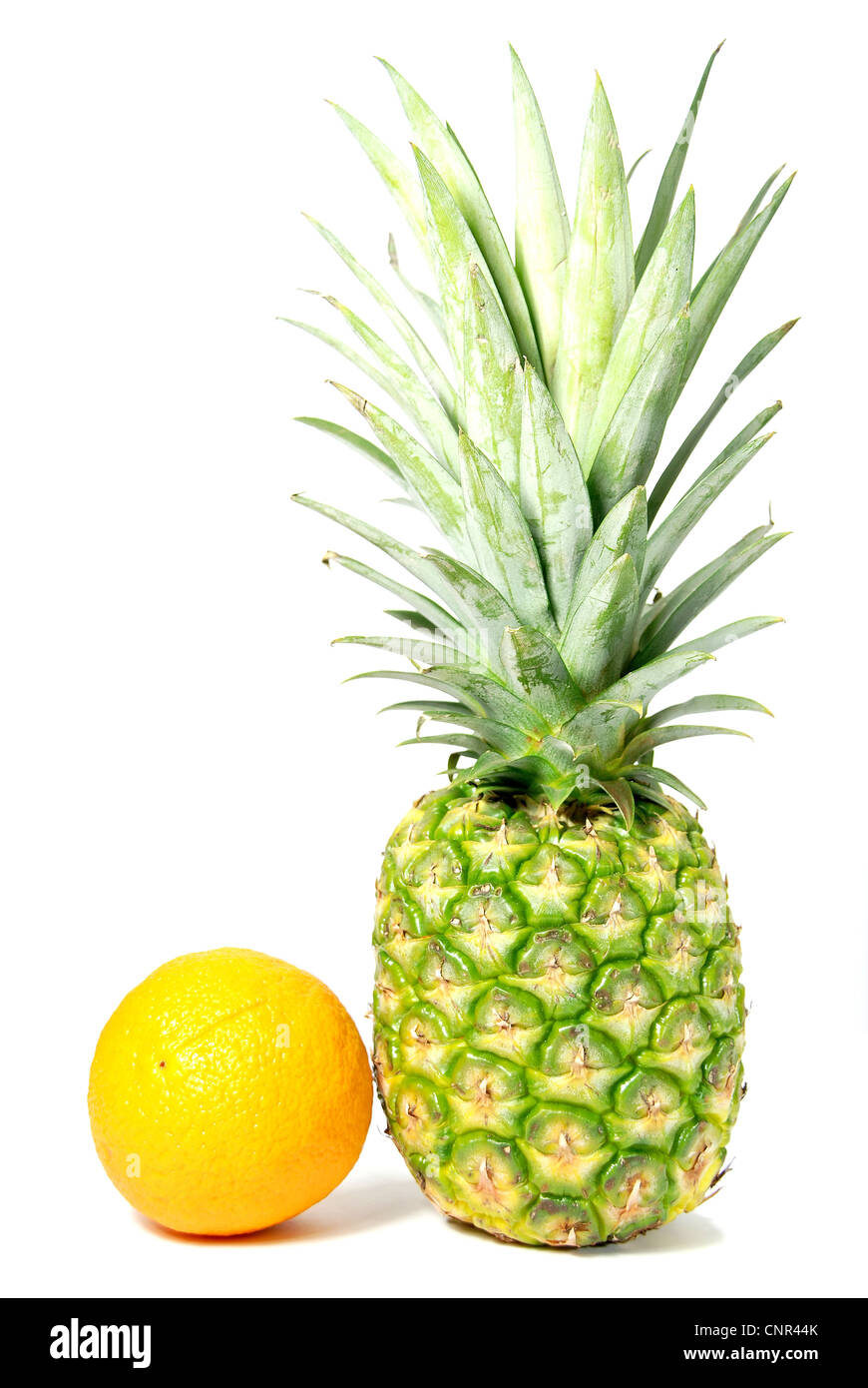 Orange and pineapple Stock Photo - Alamy