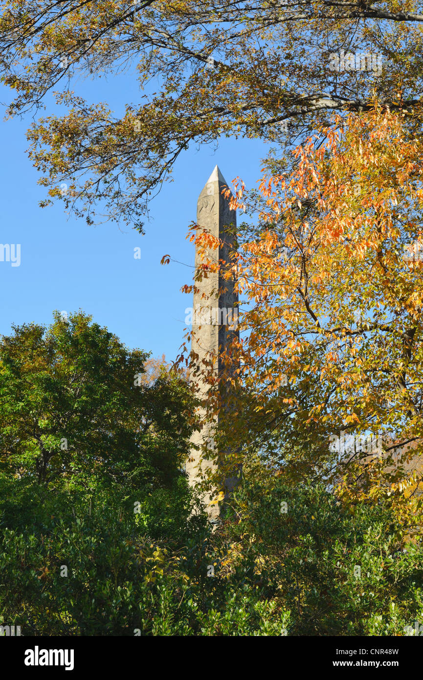 The Egyptian Obelisk known as Cleopatras Needle in Central Park with ...