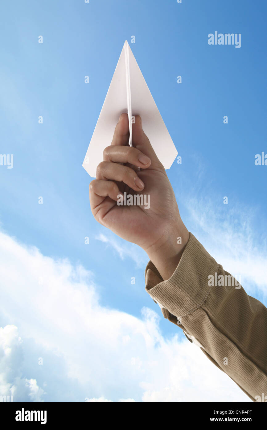 Paper plane cutout hi-res stock photography and images - Alamy