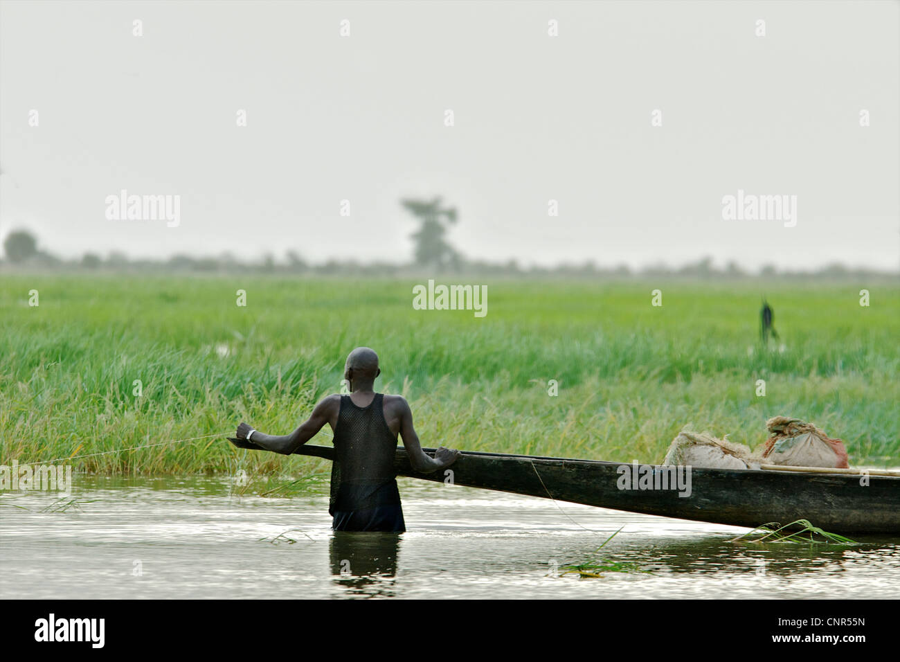 Man male wade wading fishing hi-res stock photography and images - Alamy