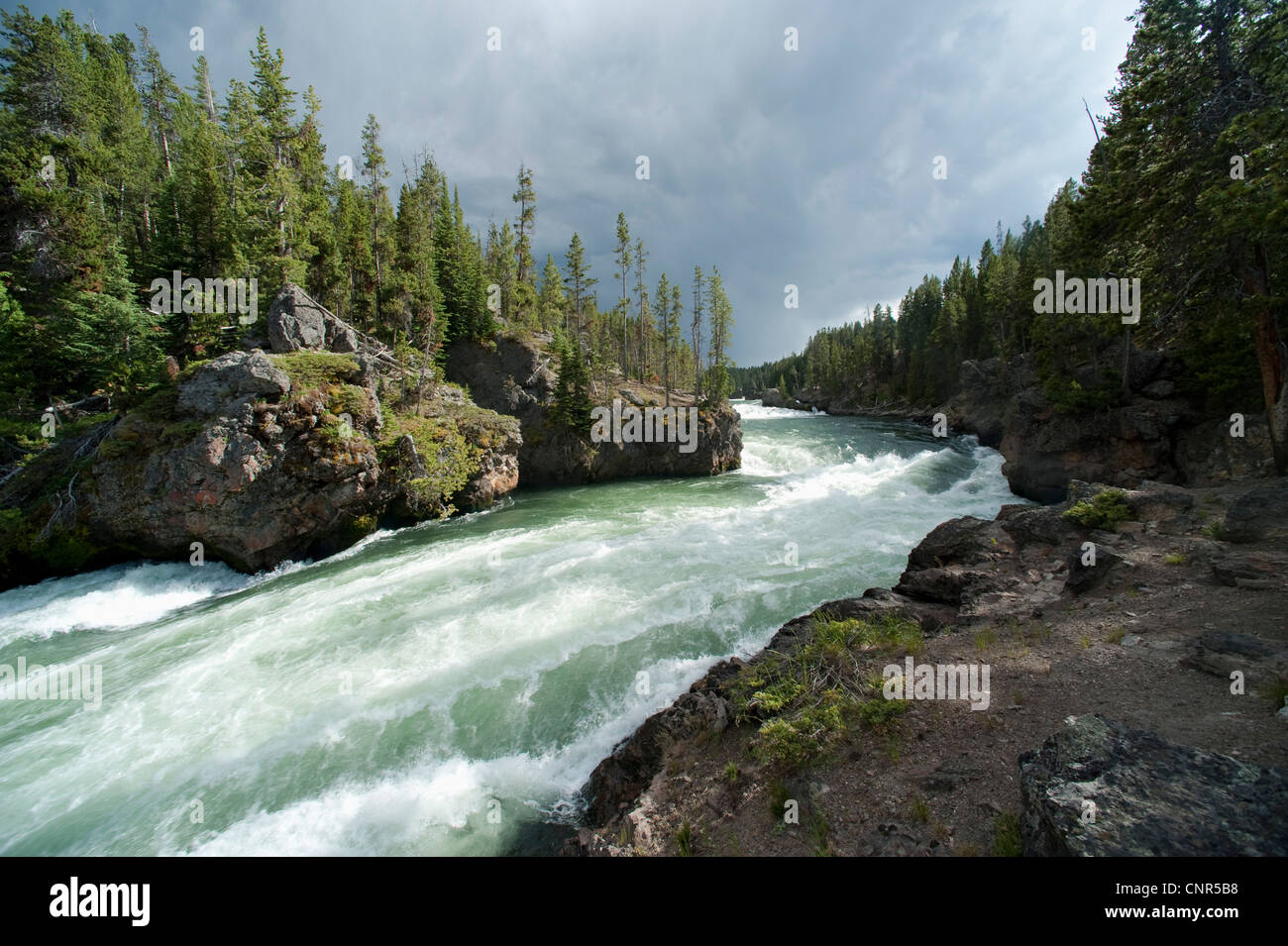 Mighty yellowstone river hi-res stock photography and images - Alamy