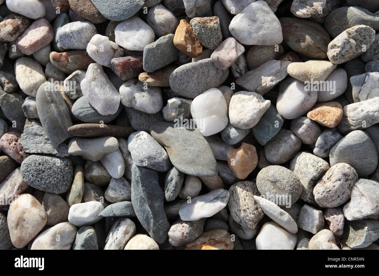 background texture with round pebble stones Stock Photo - Alamy