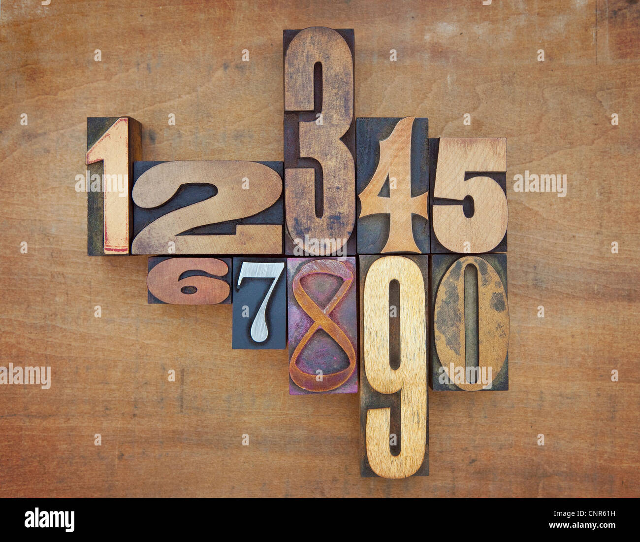 Typesetting numbers hi-res stock photography and images - Alamy