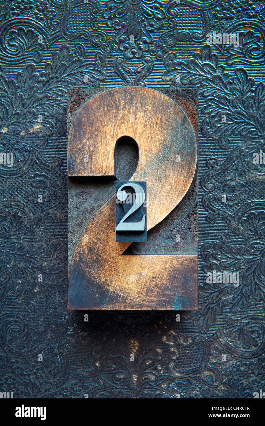 Number 2s hi-res stock photography and images - Alamy
