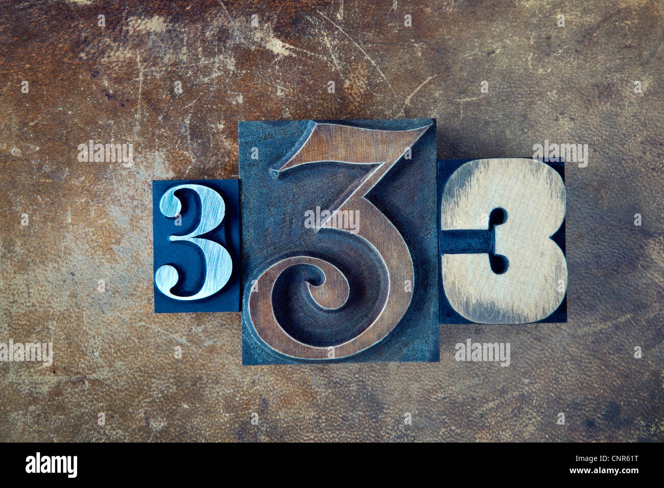 Number 3s hi-res stock photography and images - Alamy