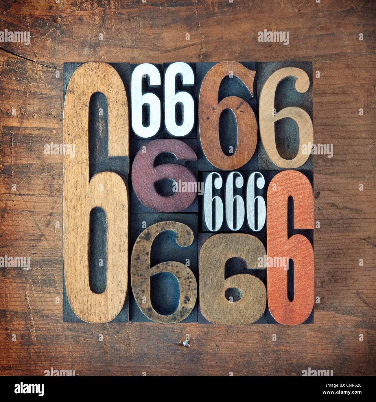 Number 6s hi-res stock photography and images - Alamy
