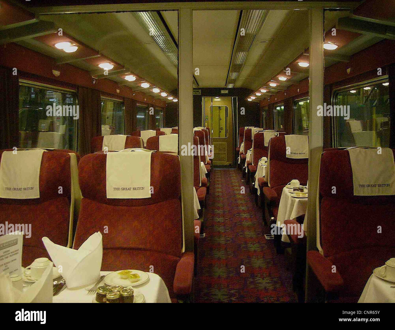 The refurbished interior of both the Blue Pullman and Great Briton Mark ...
