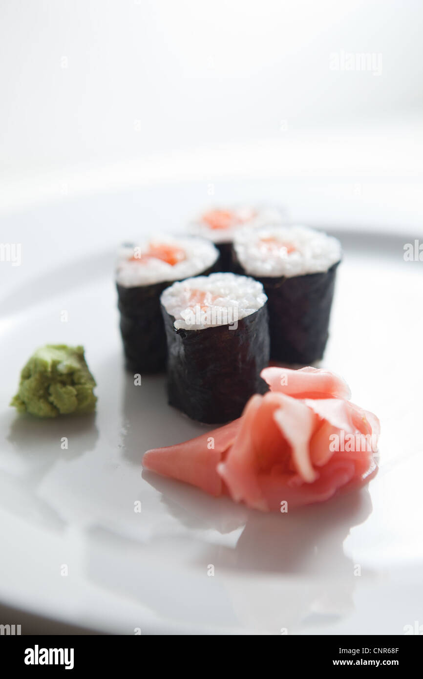 sushi maki (color toned image; shallow DOF Stock Photo - Alamy