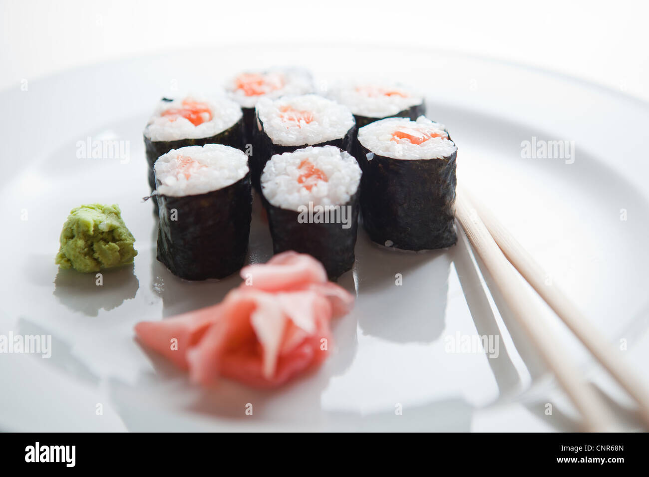 sushi maki (color toned image; shallow DOF Stock Photo - Alamy