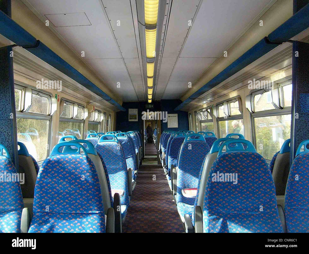 The refreshed interior of a 'one' Railway Class 156 Super Sprinter ...
