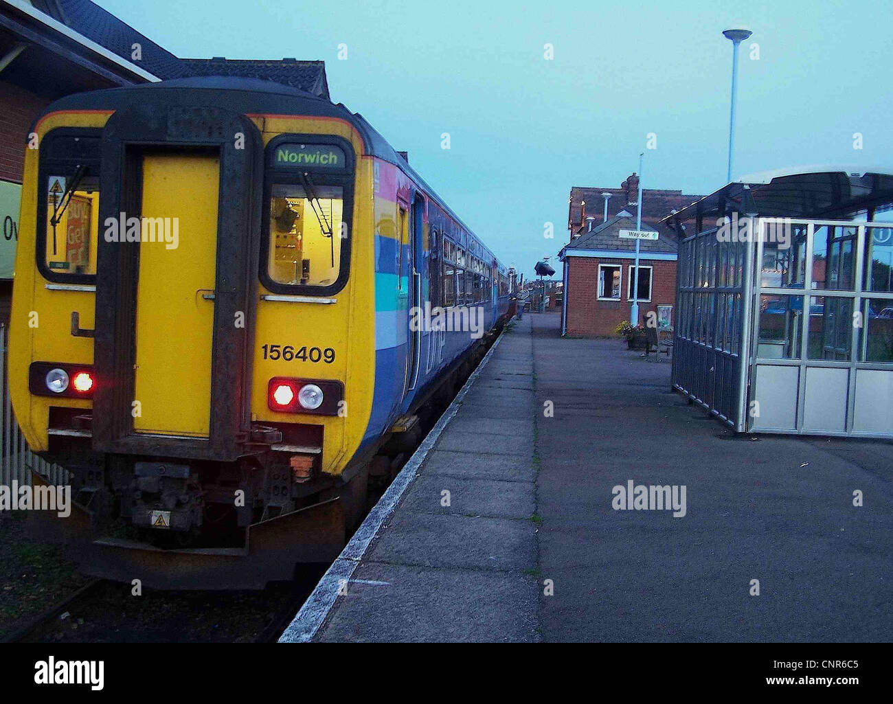 One railway class 156 super sprinter no 156409 at hi-res stock ...