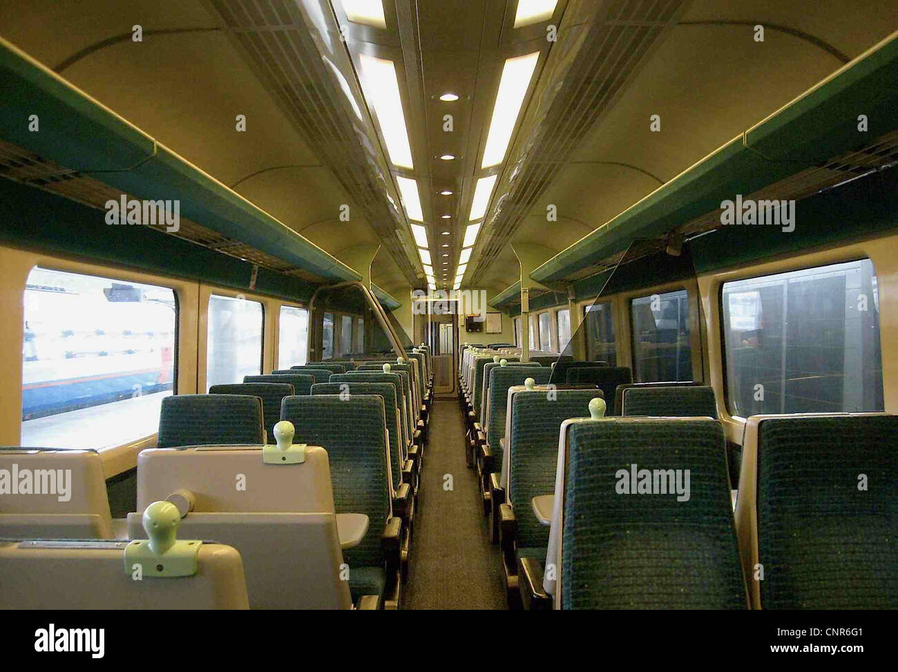 Standard Class interior of a Midland Mainline TS Stock Photo - Alamy