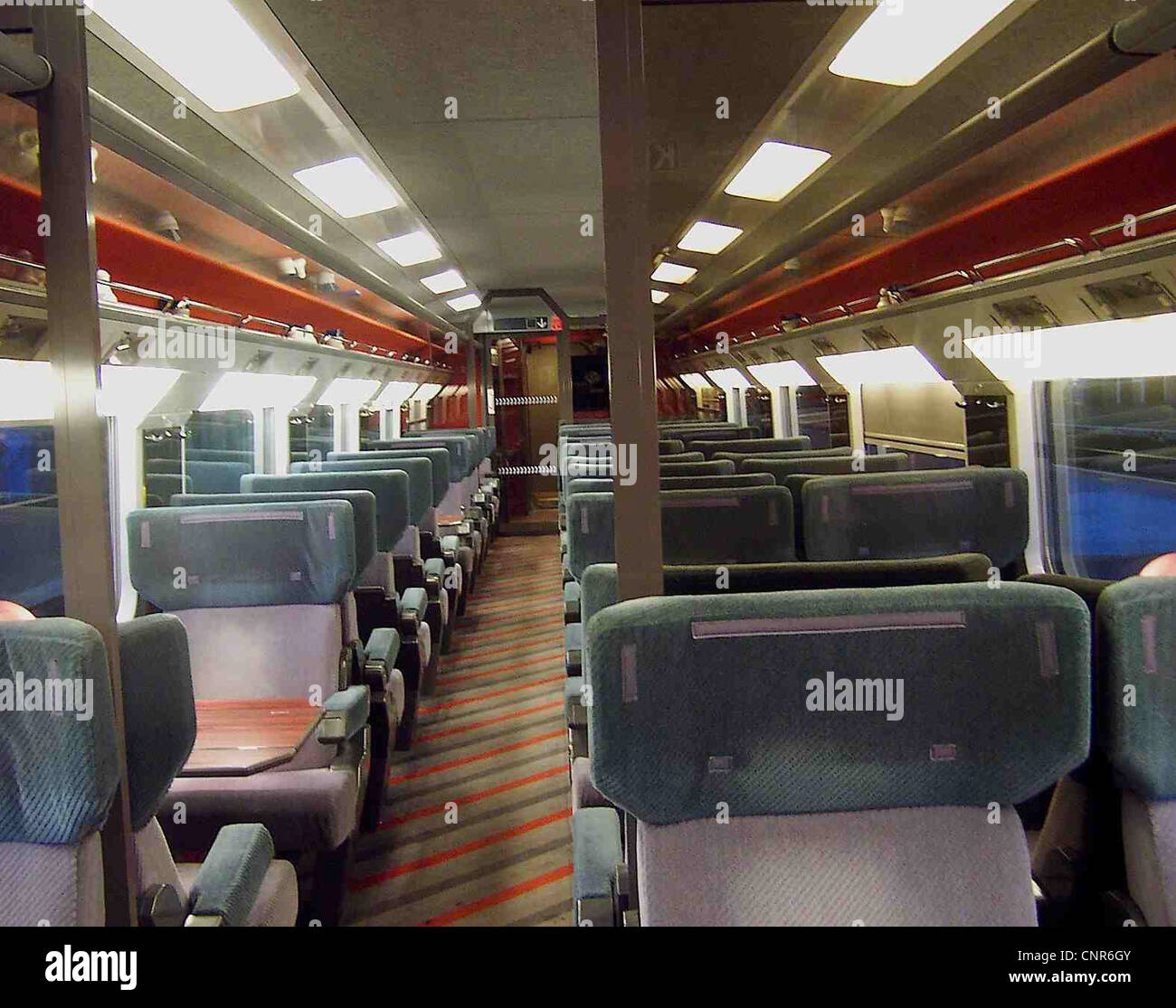 The original interior of one of the First Class carriages aboard the ...